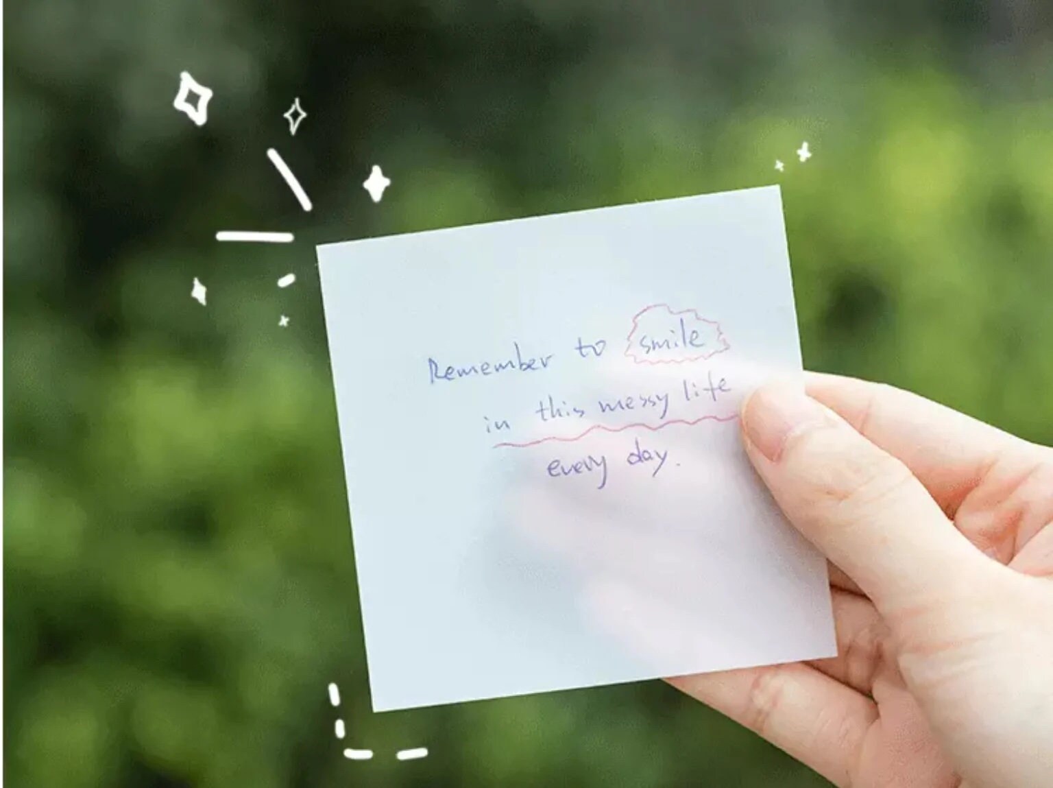 Transparent Plastic Clear Sticky Notes School Supplies - Etsy UK