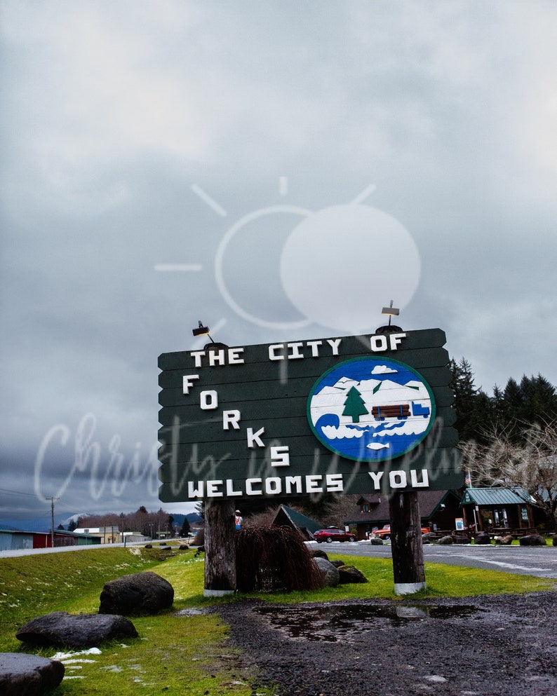 City of Forks | Twilight Art Print - Etsy