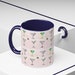 Martini Glass Pattern Accent Coffee Mug 11, 15oz - Etsy