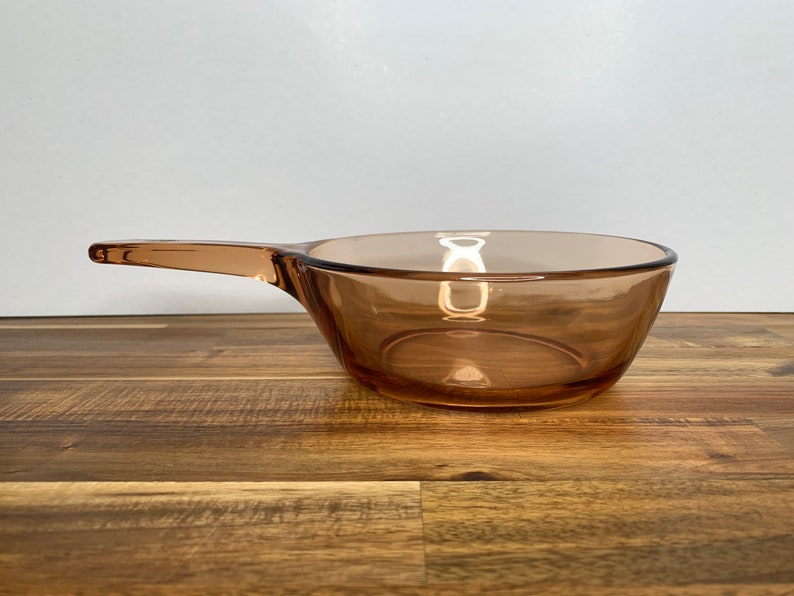 Vintage Visions Corning .5L Sauce Pan Brown | Etsy