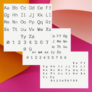 Cross Stitch Alphabet and Numbers, Cross Stitch Letters Block, One Font ...