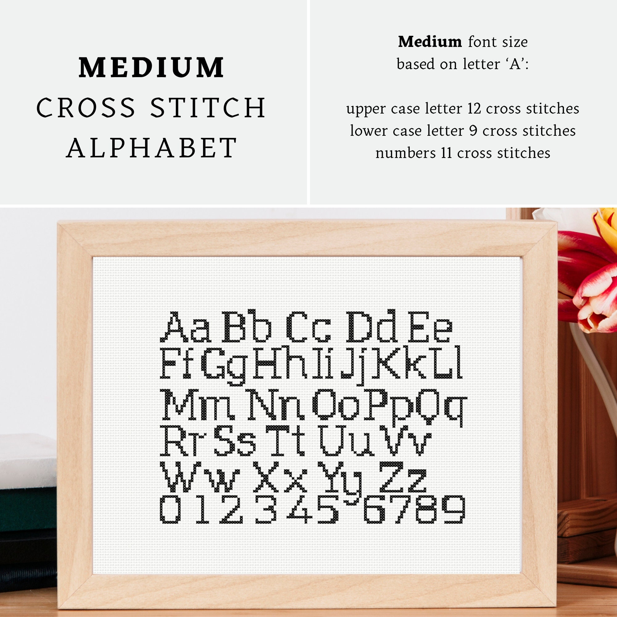 Cross Stitch Alphabet Pattern, Cross Stitch Numbers, Cross Stitch ...