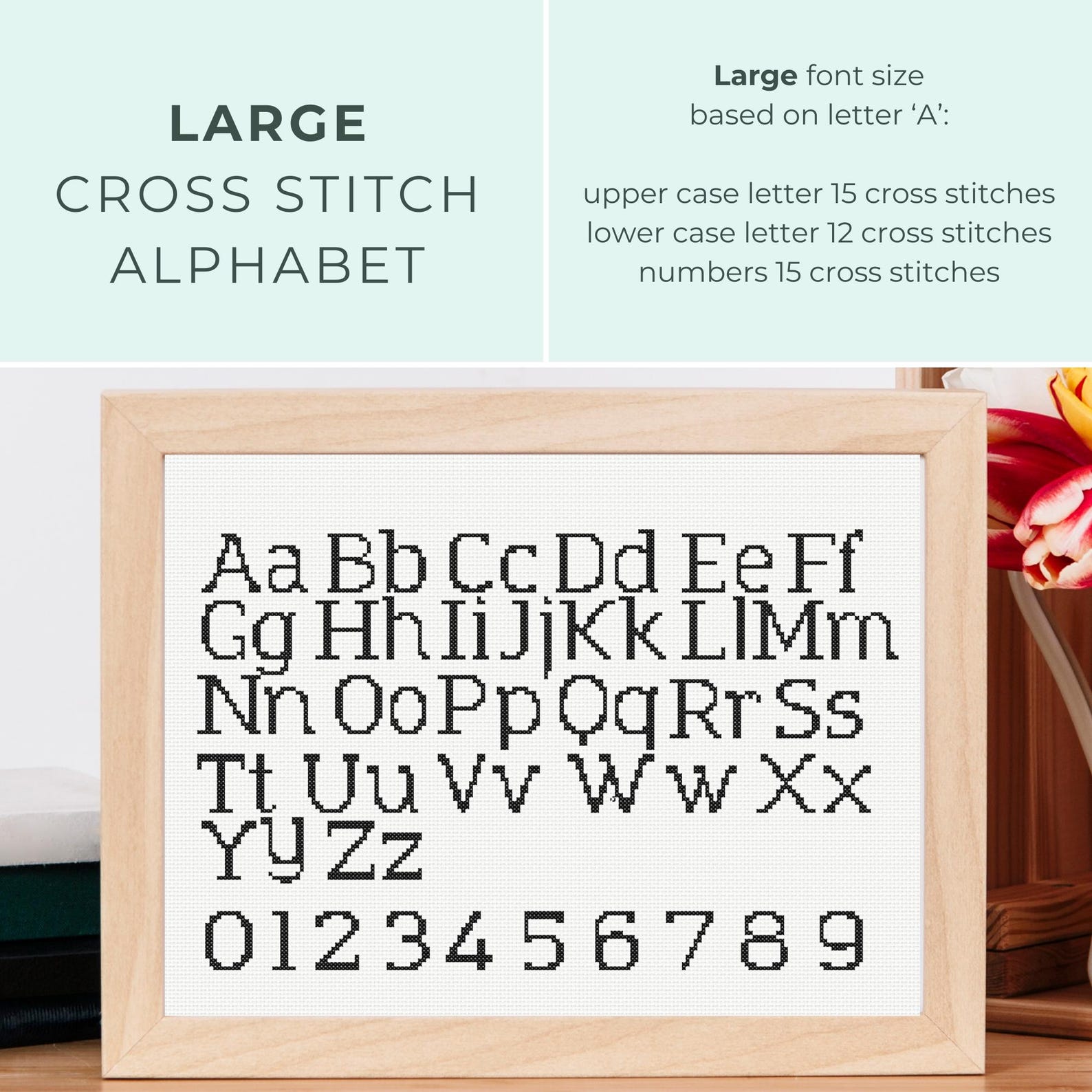 Cross Stitch Alphabet Pattern, Cross Stitch Numbers, Cross Stitch ...