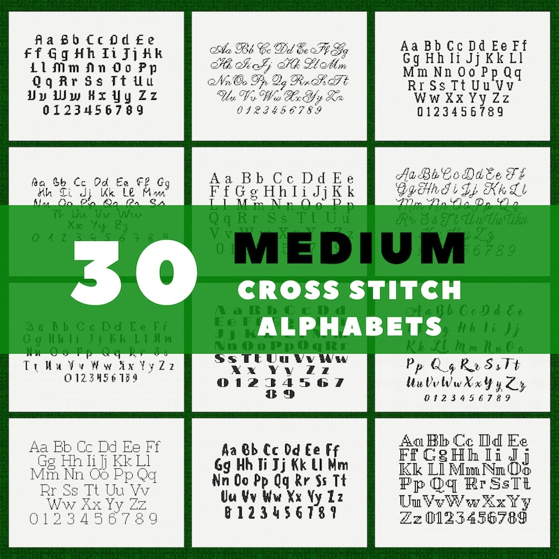 Charted Alphabet for Needlepoint - Etsy