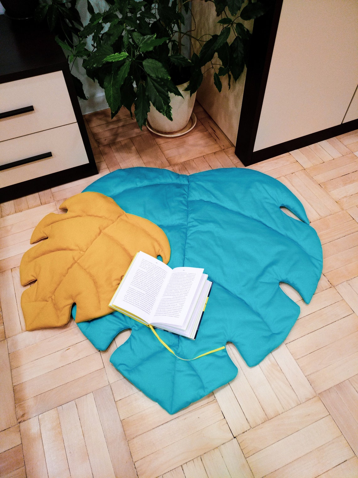 Leaf Sewing Pattern TWO Sizes Easy Diy Succulent Pillows for ...