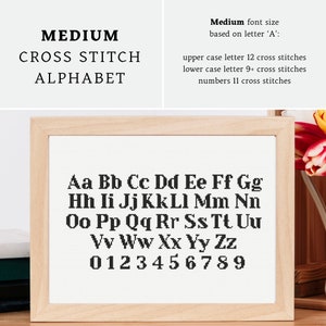 Classic Cross Stitch Alphabet Pattern for Embroidery Diy Gift | Counted ...
