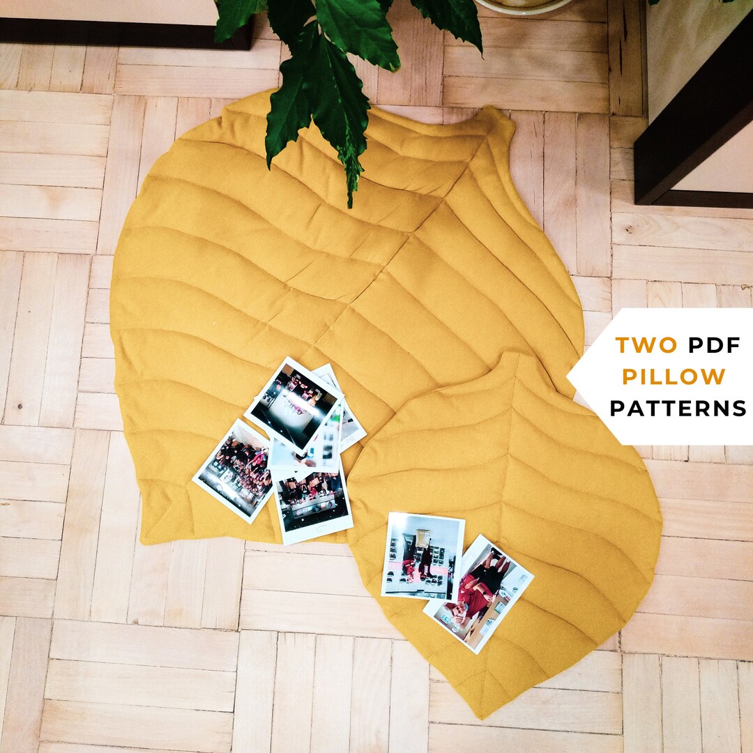 Floor Pillow Patterns Sewing of TWO Sizes for Beginners Instant ...