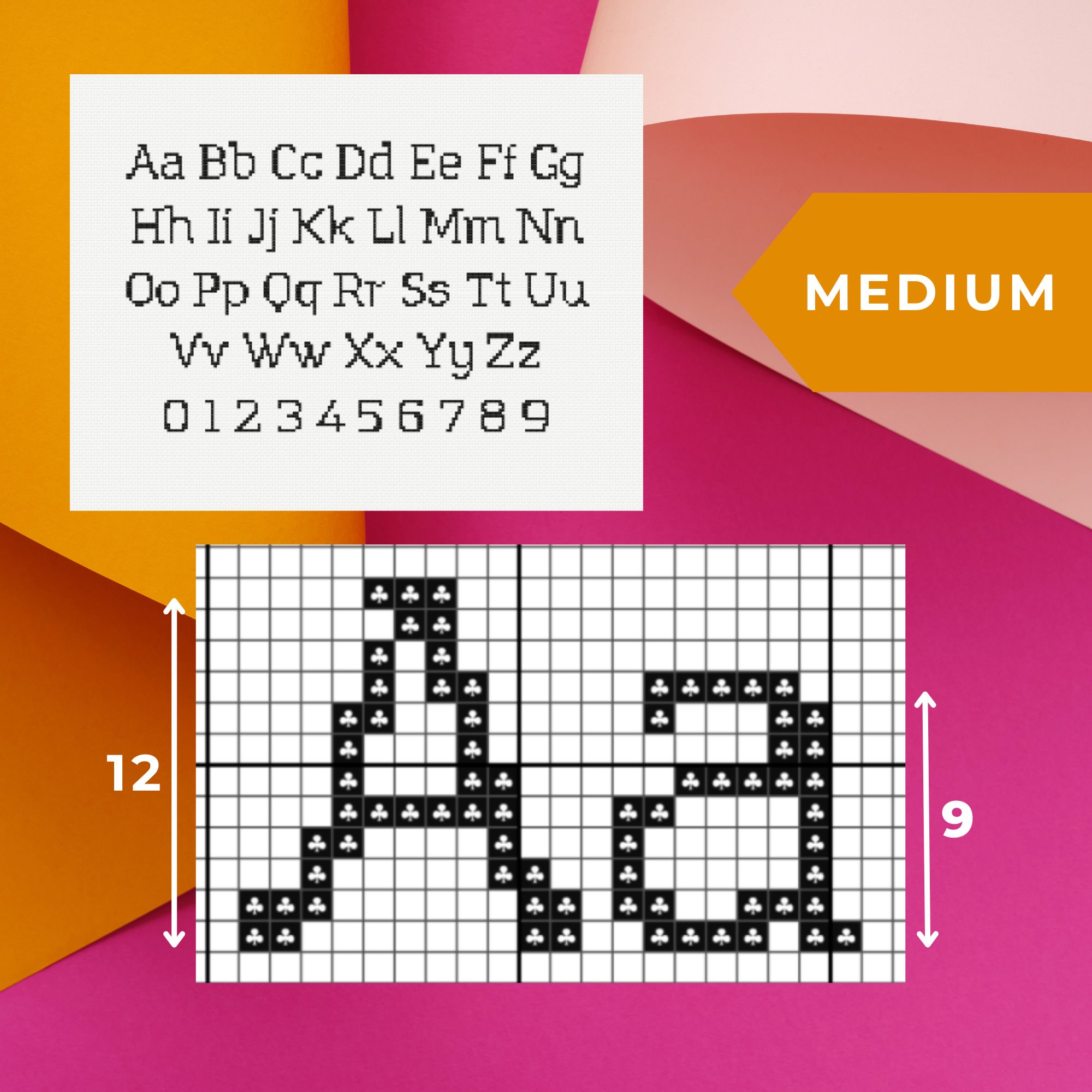 Cross Stitch Alphabet Pattern Cross Stitch Numbers Cross - Etsy