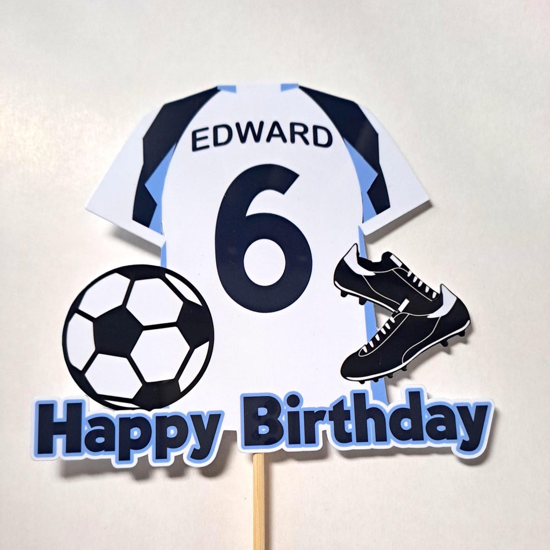 Spurs Cake Topper 25/26 Style. Personalised Football Cake Topper ...