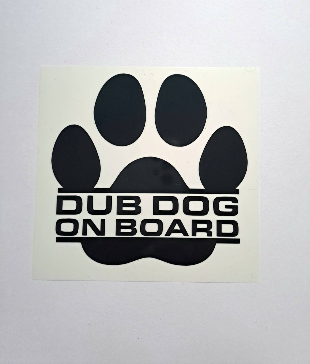 VW Dub. Dub Dog Decal. Van Sticker. VW Dog. Dub Dog on Board. Dub Dog ...