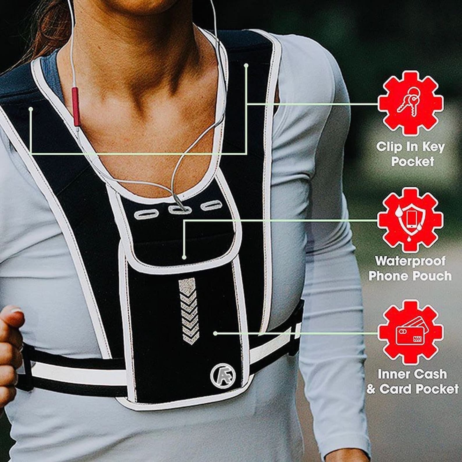Pro Runner Reflective Adjustable Vest Designed for Marathon With ...