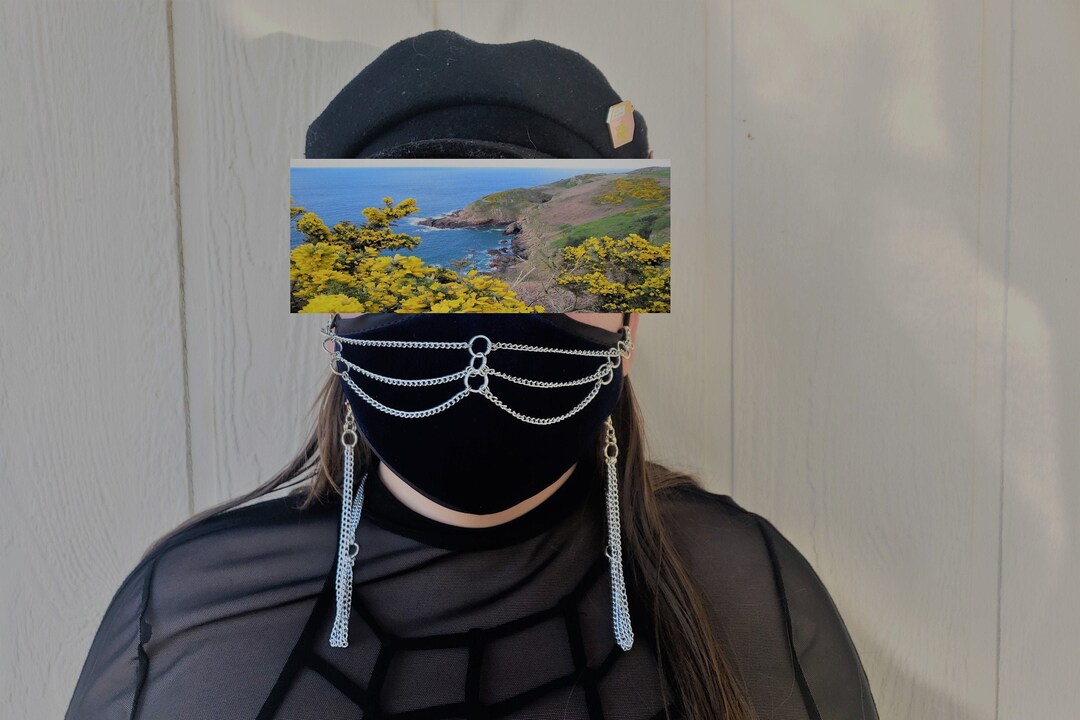Mask Jewelry Chains Emo/gothic Mask Tooth and Spell - Etsy