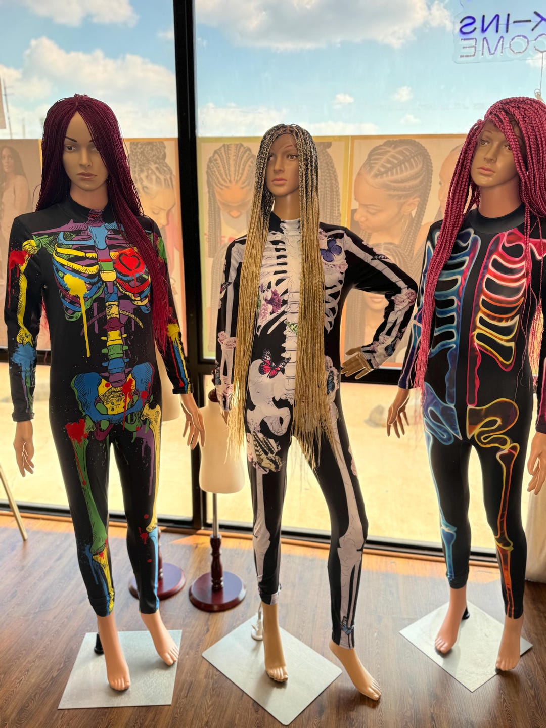 3D Printed Bodysuit Halloween Funny Stretchy Skull Costume - Etsy