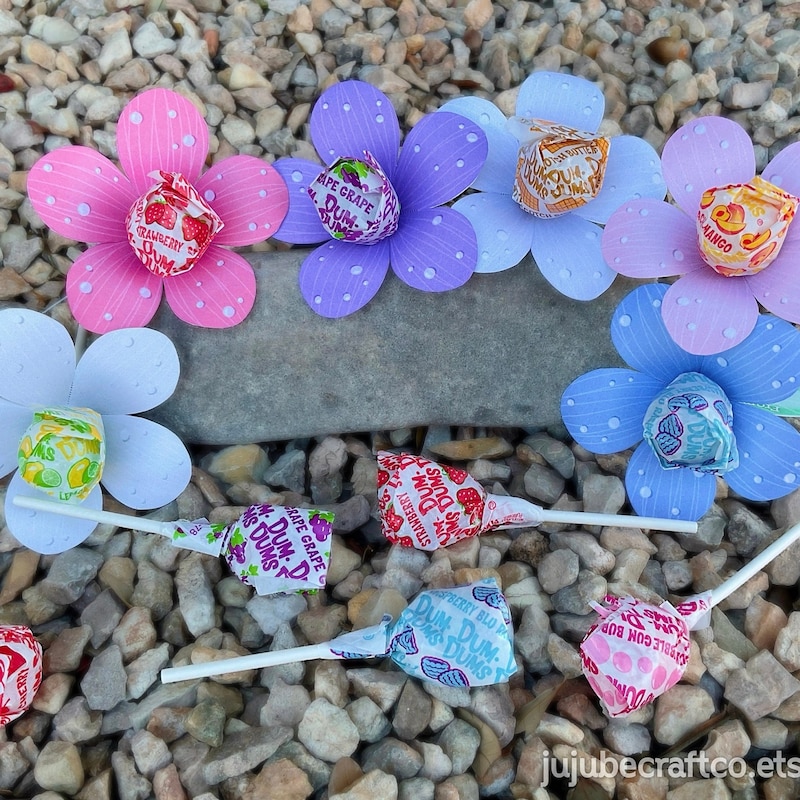 Lollipop Holder Template - Etsy