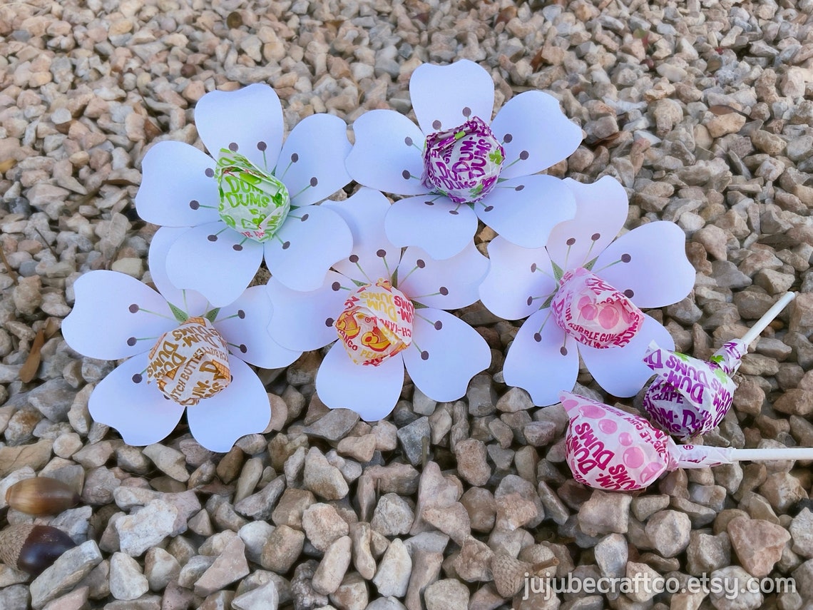 Spring Flower Lollipop Holder, Valentine’s Day Classroom Gift (style2_1 ...