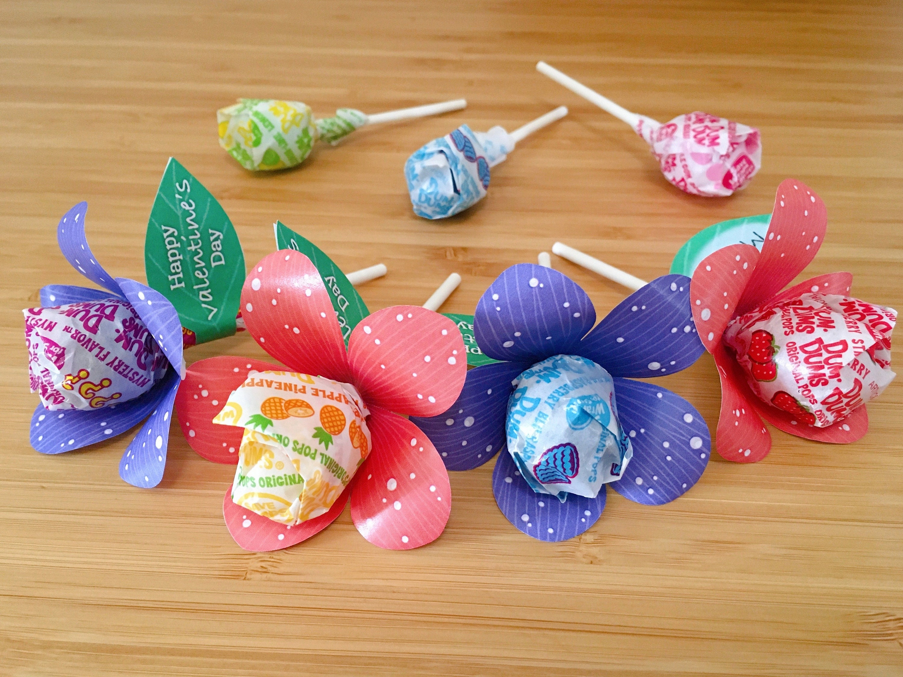 Valentines Day Flower Candy/lollipop/sucker Holder style1 - Etsy Australia