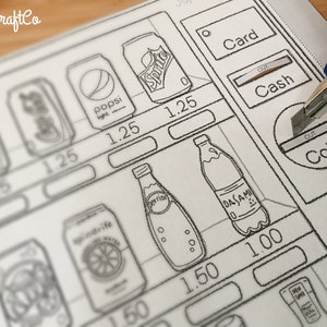 Vending Machine Coloring Page - Etsy