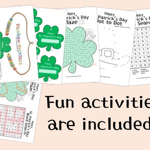 Coloring Mask > 2 Printable St. Patrick’s Day Masks, 2 Black and White ...