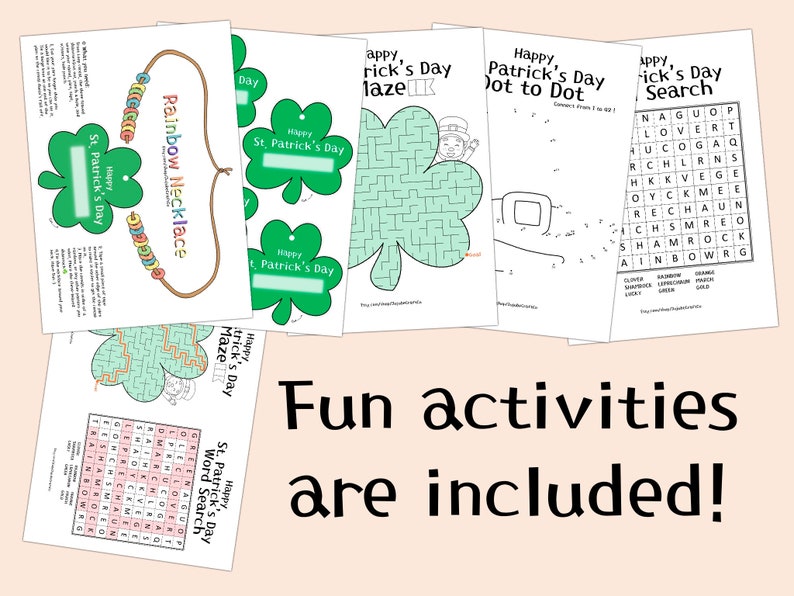 Coloring Mask 2 Printable St. Patricks Day Masks 2 - Etsy