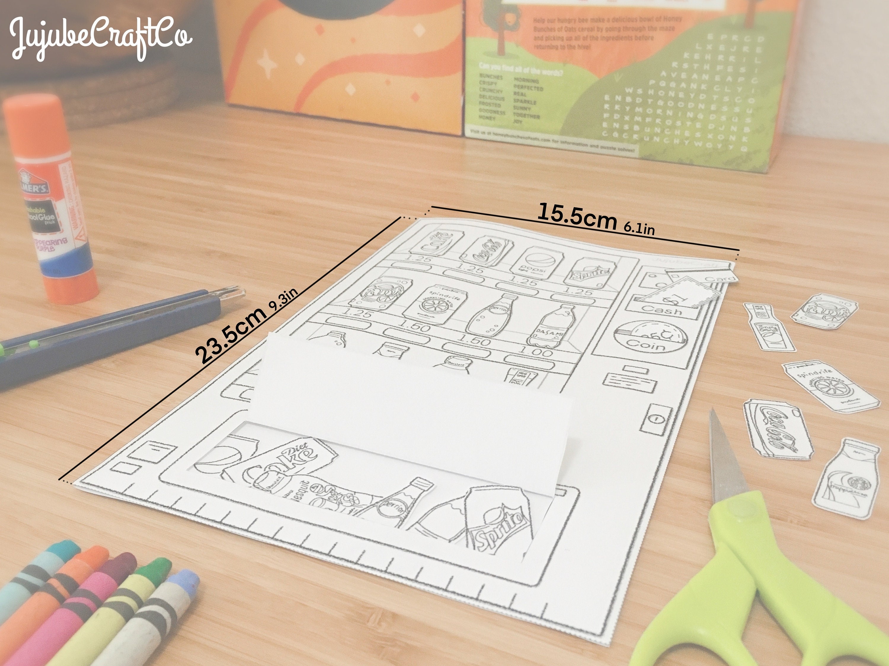 Vending Machine Coloring Page - Etsy Hong Kong