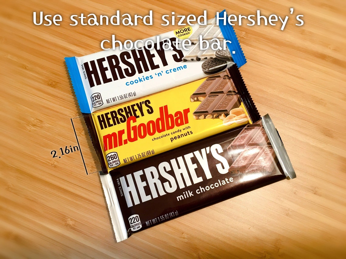 10 Hershey Chocolate Bar Wrapper, Father’s Day Gift, Superhero Dad - Etsy