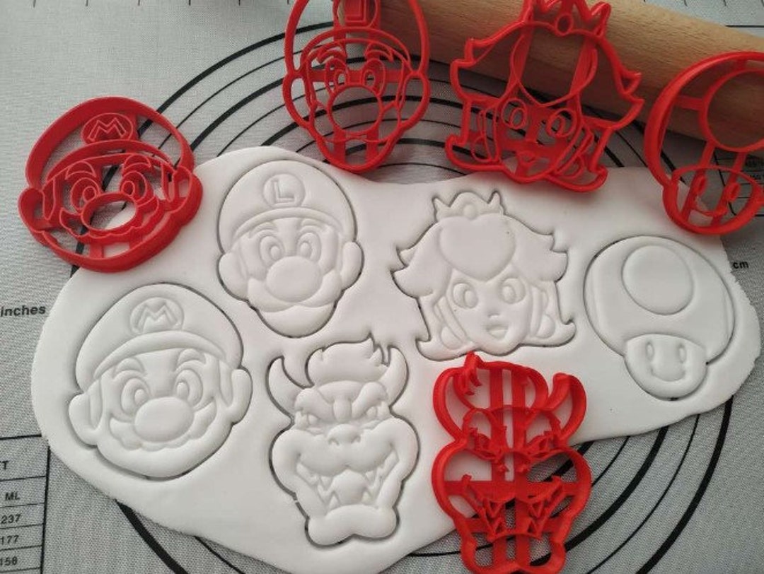 Mario Cookie Cutters - Etsy