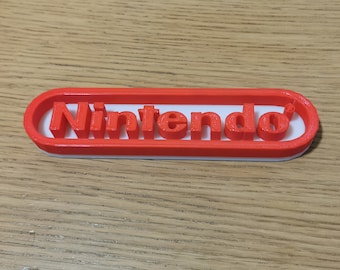 Nintendo Switch Video Game Logo Sign 7.5in 3D Printed, Man Cave, Game ...
