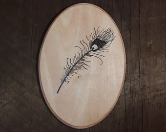 Wood Burning Peacock - Etsy
