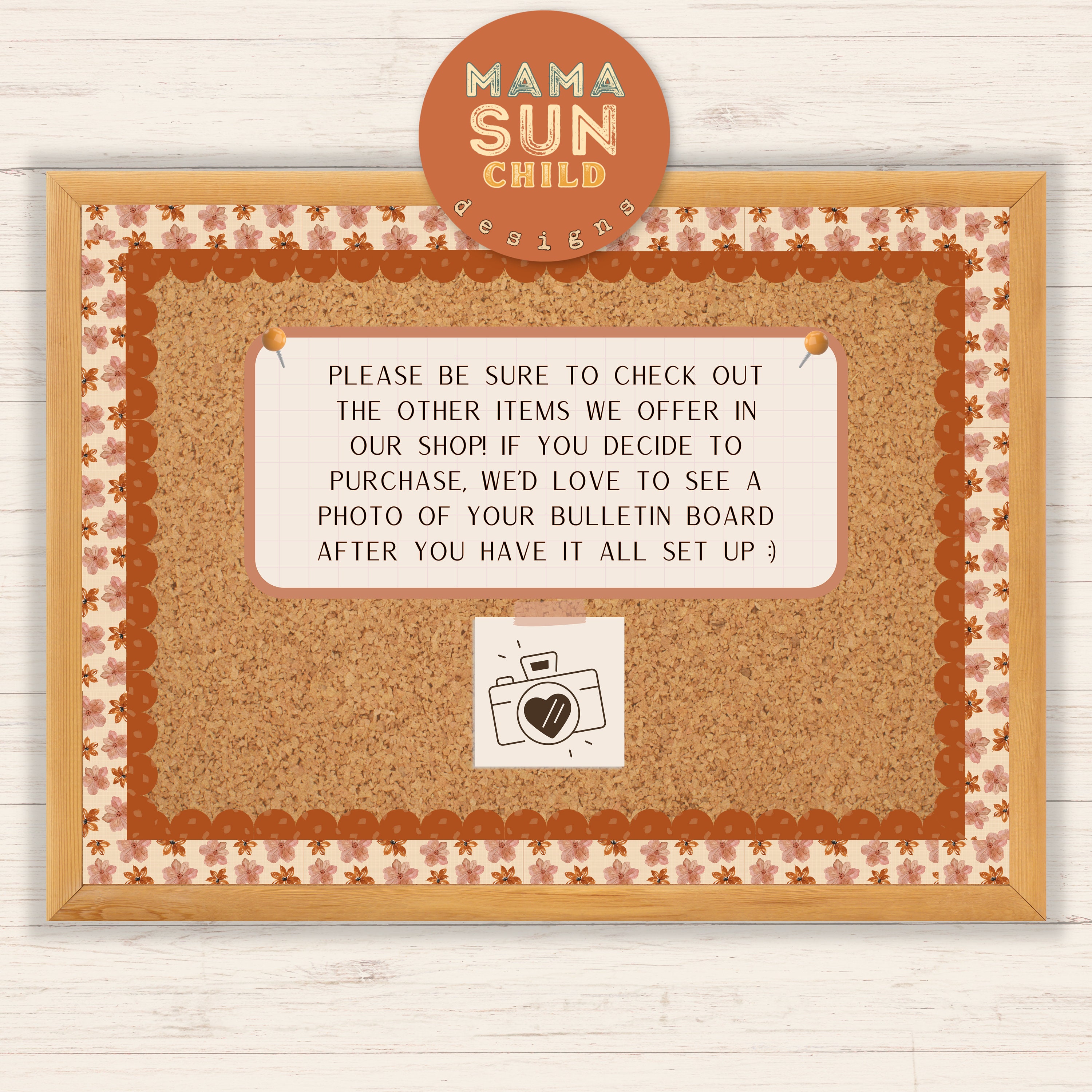 Fall Bulletin Board Borders, Printable Classroom Decoration, Boho ...