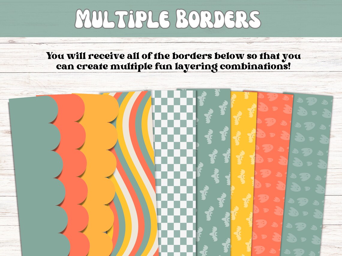 Groovy Halloween Bulletin Board Kit, Boho Retro Classroom Decor ...