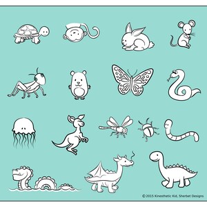 Clipart Critters 16 Images - Etsy