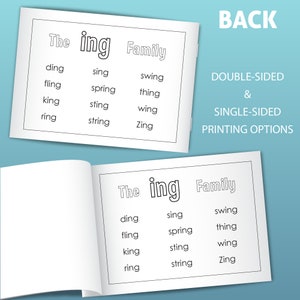 My Little -ING Book: Printable for Early Readers - Etsy