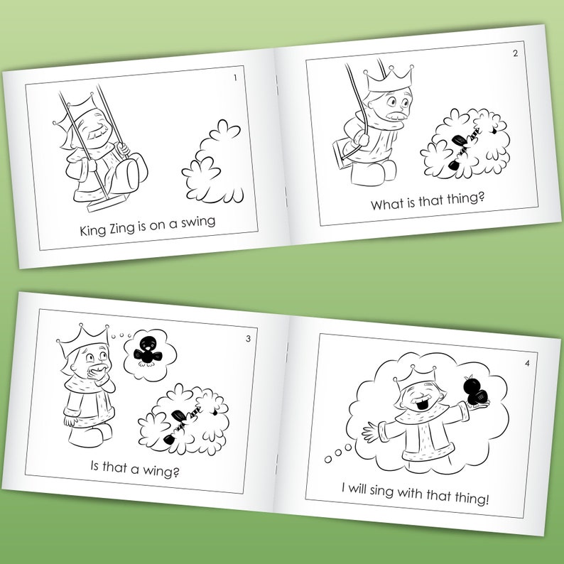 My Little -ING Book: Printable for Early Readers - Etsy