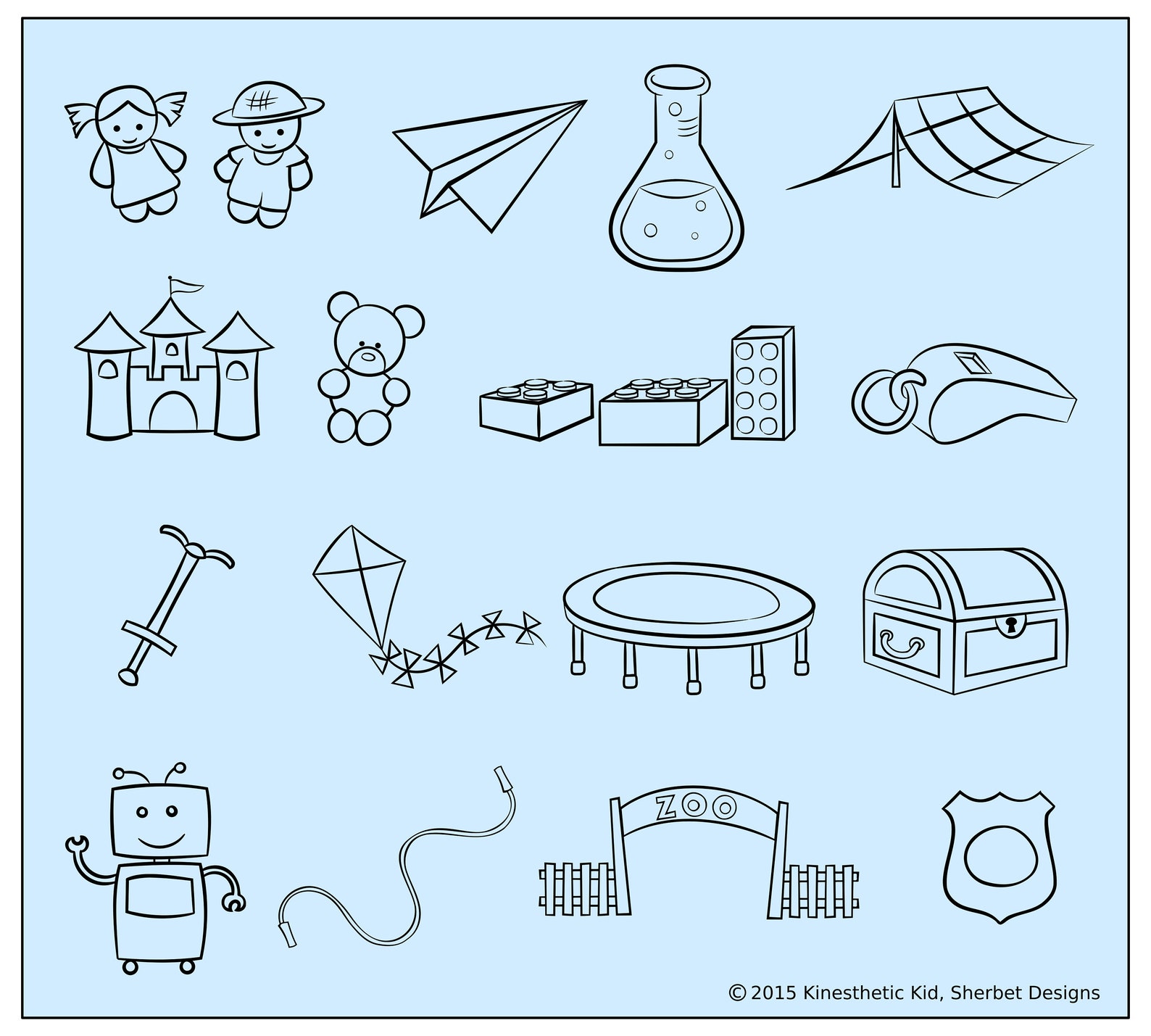 Clipart Playtime 16 Images - Etsy