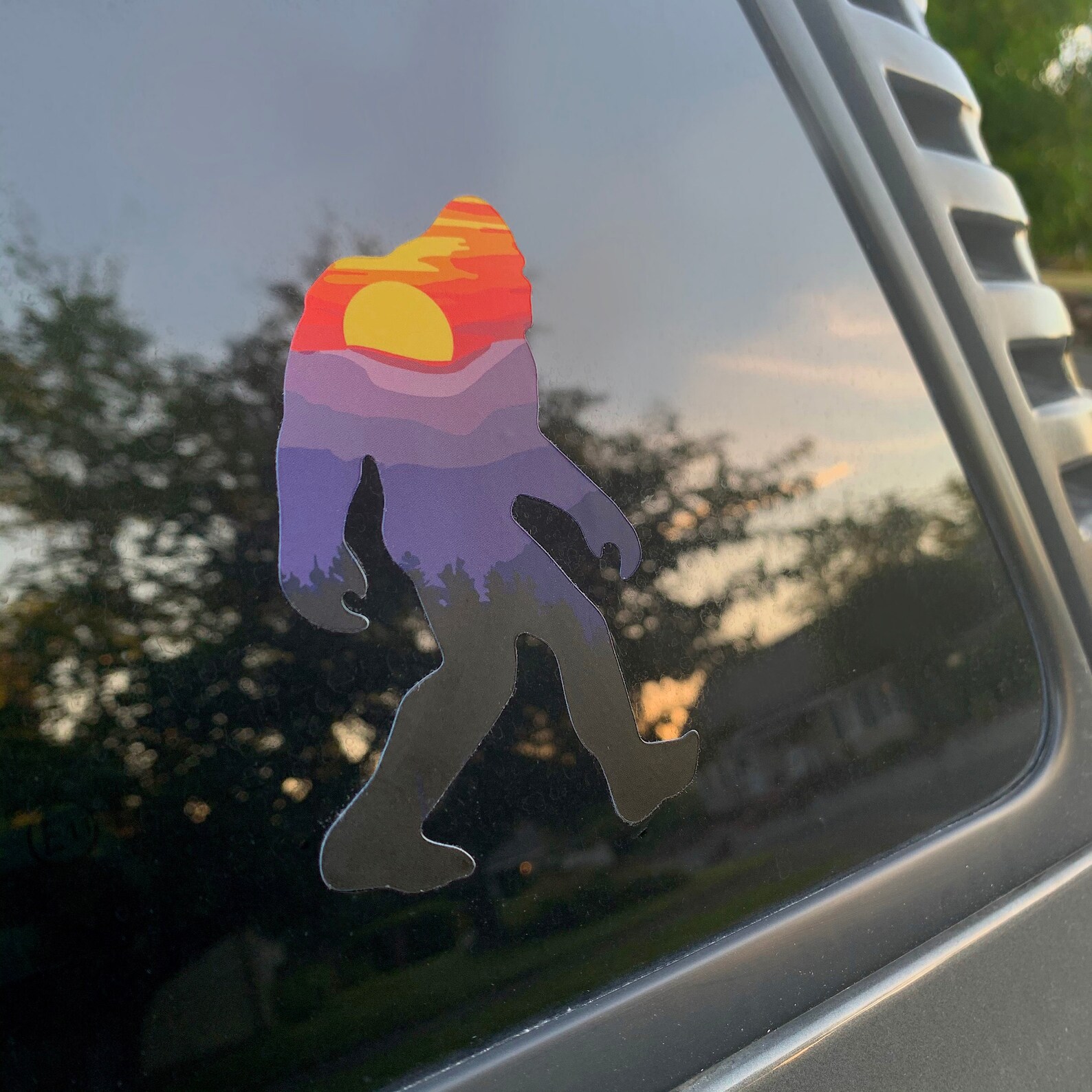 Bigfoot/sasquatch 4" Sticker - Etsy