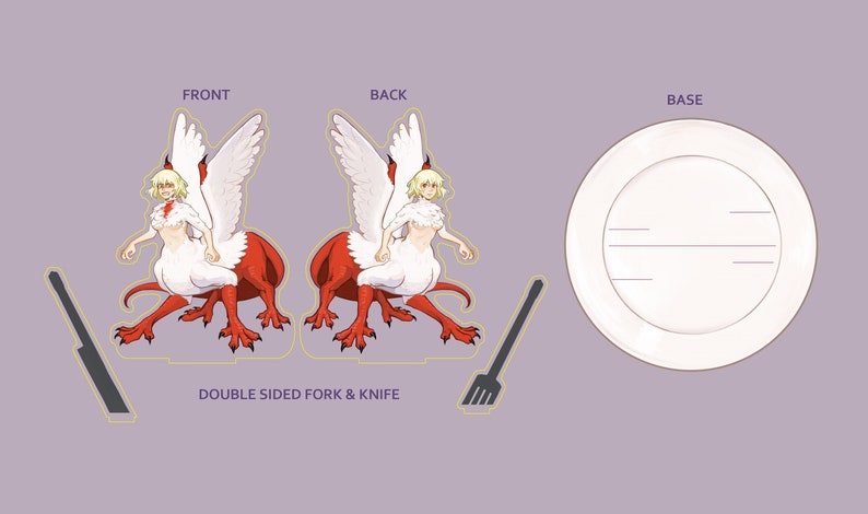 Dungeon Meshi Farlyn Standee | Etsy