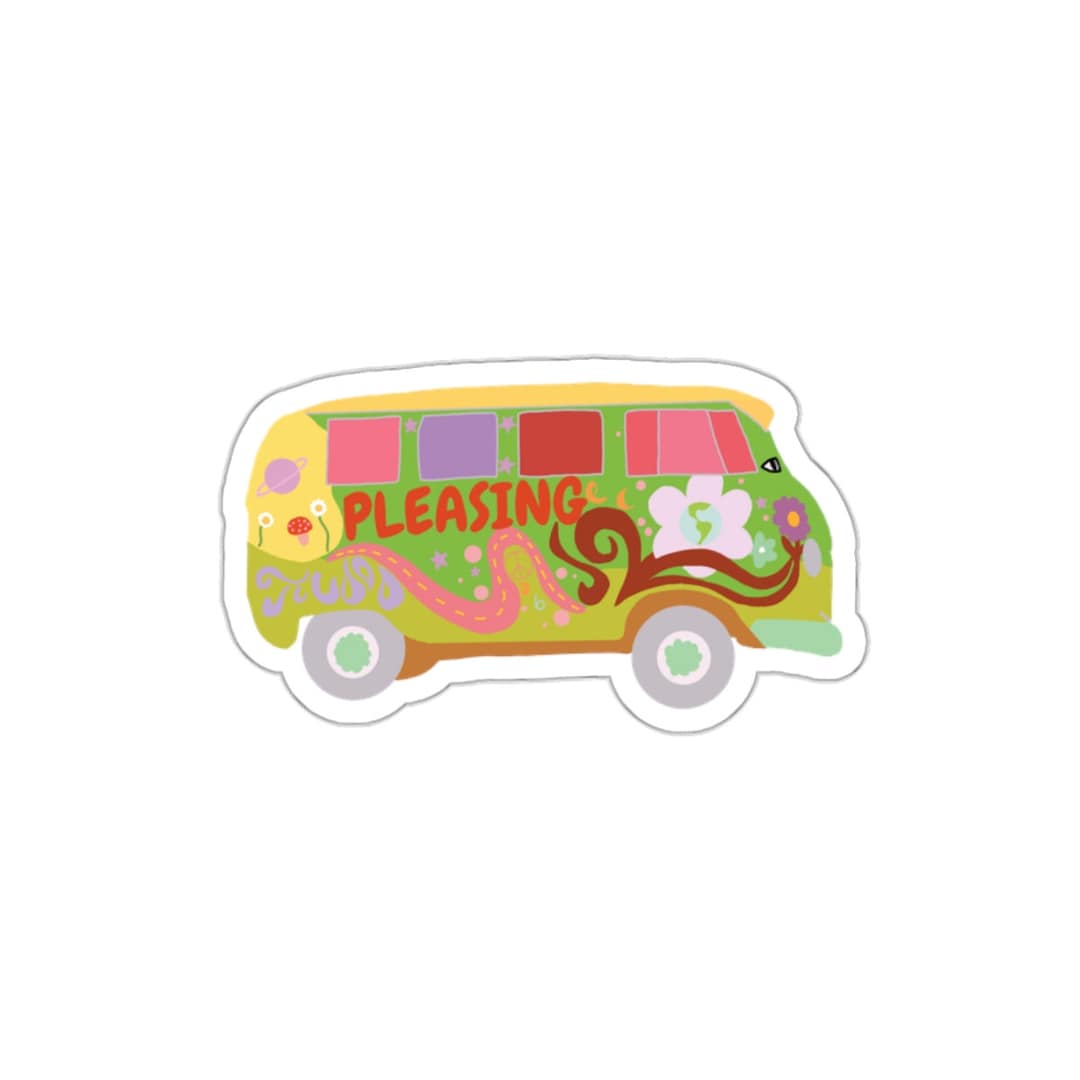 Pleasing Bus Die-cut Stickers - Etsy