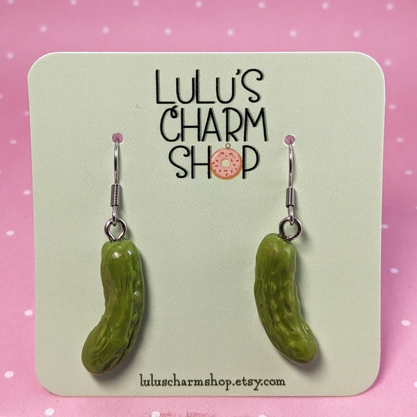 Pickle Earrings - Etsy