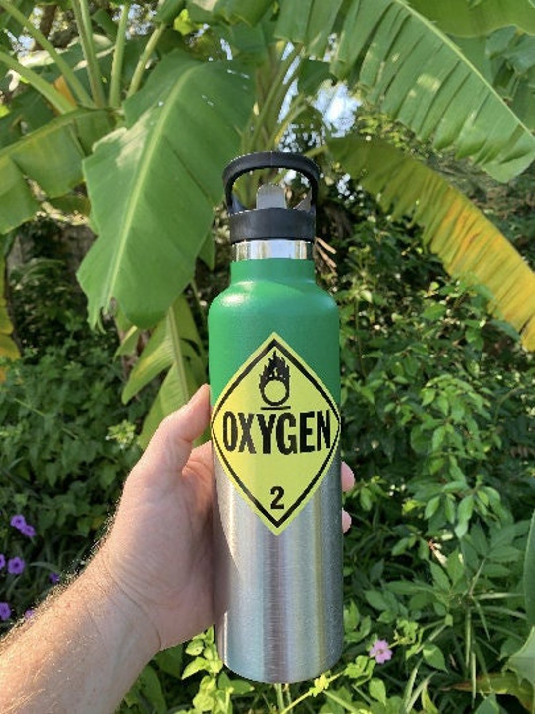 Oxygen Tank Water Bottle Novelty Respiratory Therapist Nurse RT Week ...