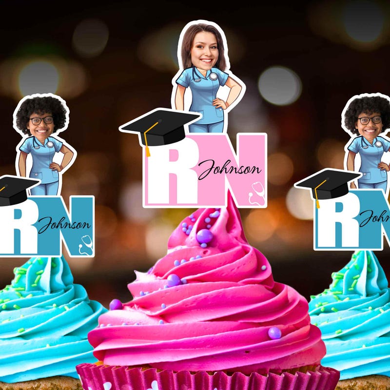 Nurse Cupcake Topper - Etsy