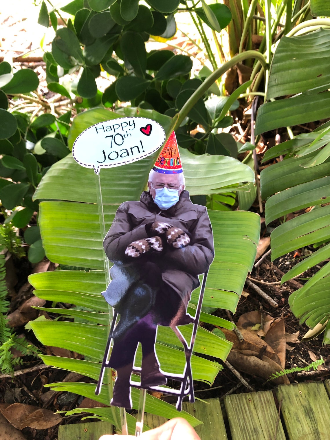 Bernie Sanders Birthday Cake Topper Decoration With Short Custom ...