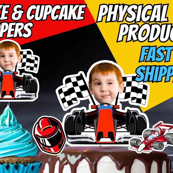 Race Car Topper - Etsy