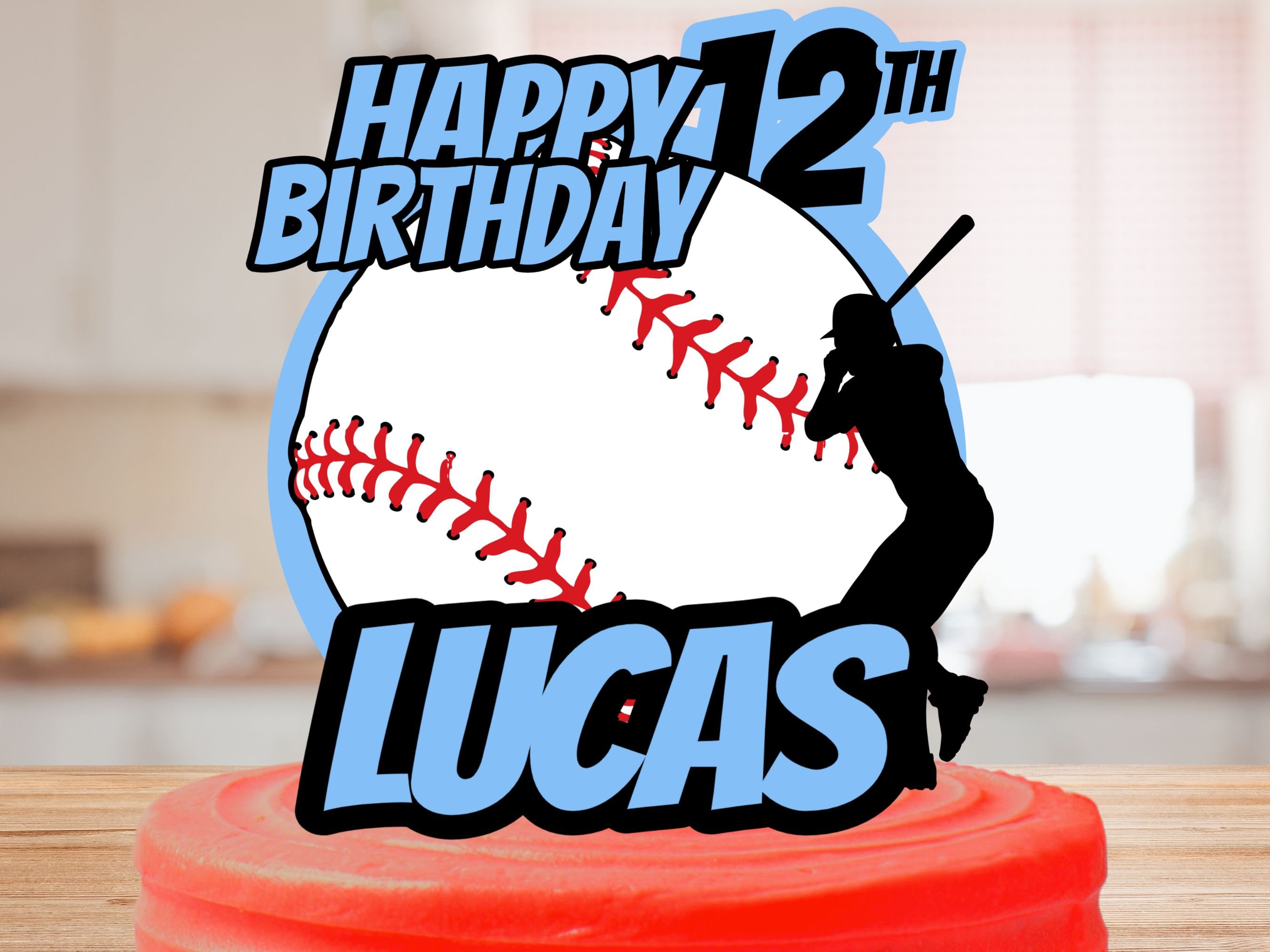 Baseball Bundle Cake Toppers and Cupcake Toppers / Instant Download ...