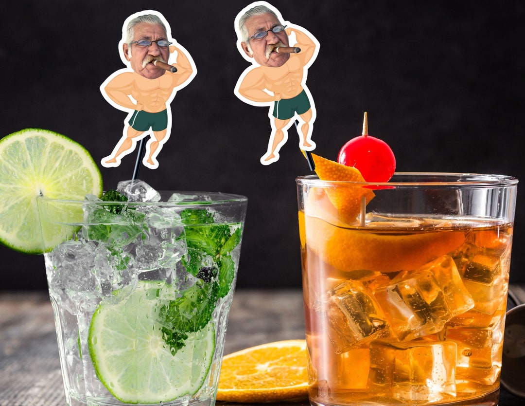 Funny Custom Drink Stirrers Personalized With Face, Stir Sticks Custom ...