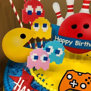 Bowling Arcade 80s Cake Topper - Etsy