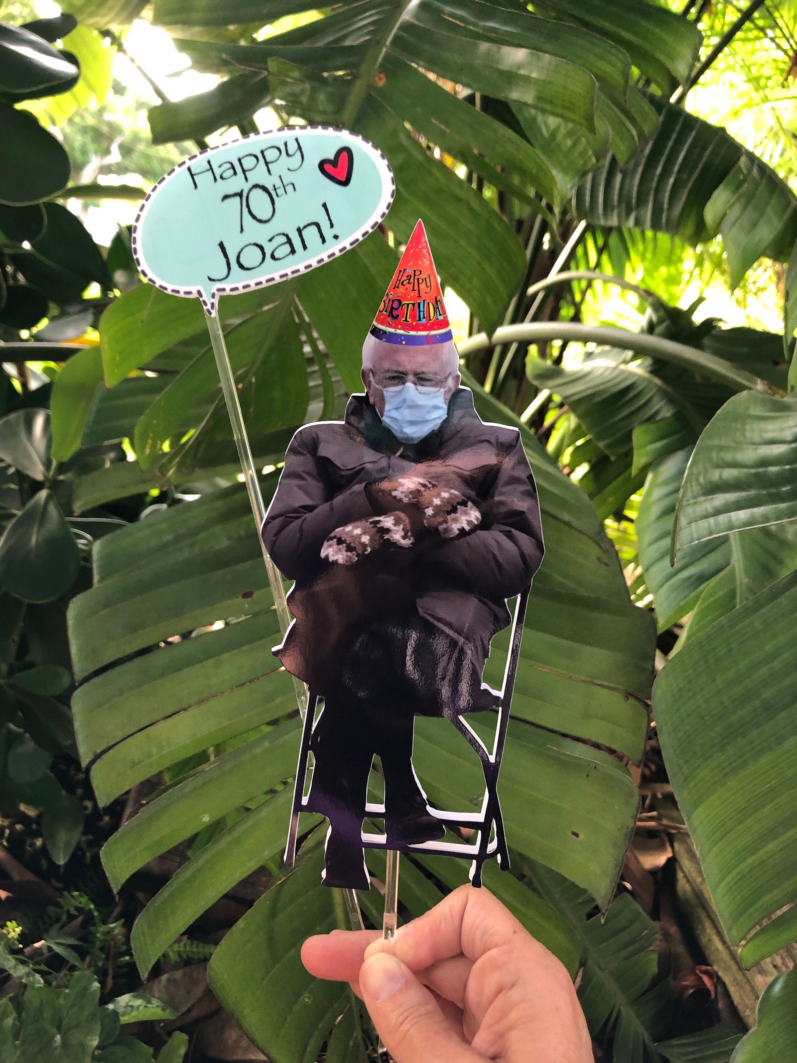Bernie Sanders Birthday Cake Topper Decoration With Short Custom ...
