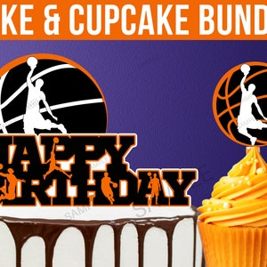Basketball Cake Topper | Printable Custom Age | Instant Download ...