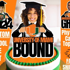 Custom Face Graduation Cake Topper, School Acceptance Decor - Etsy