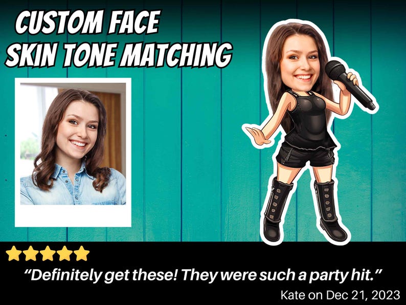 Singer Pop Star Cupcake Personalized Karaoke Theme Face. Singers ...