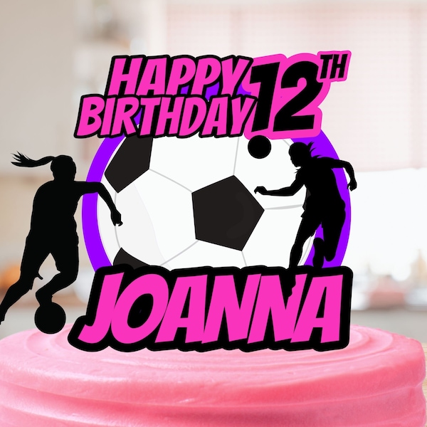 Soccer Cake Topper - Etsy